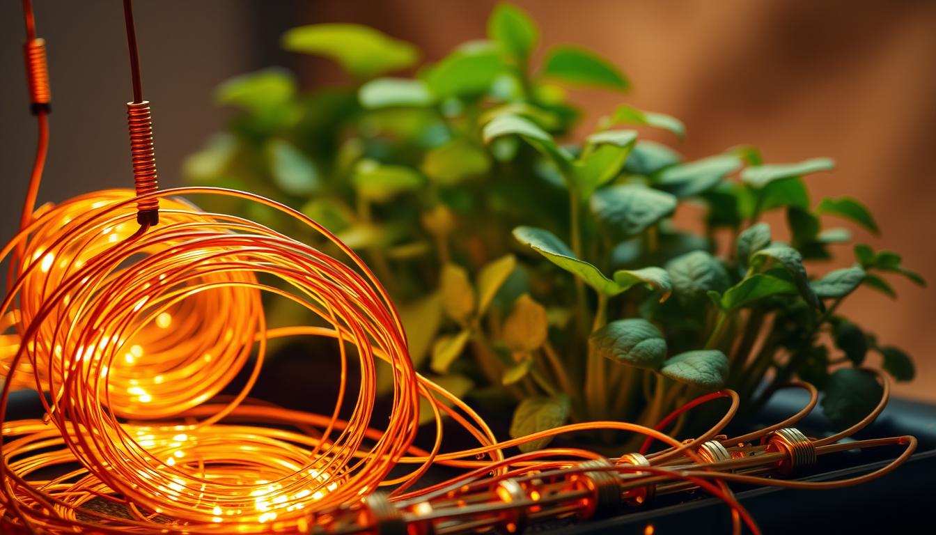 Electroculture Gardening Before and After
