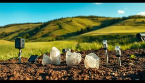 Earth Battery Crystal Cells Connected In A Series